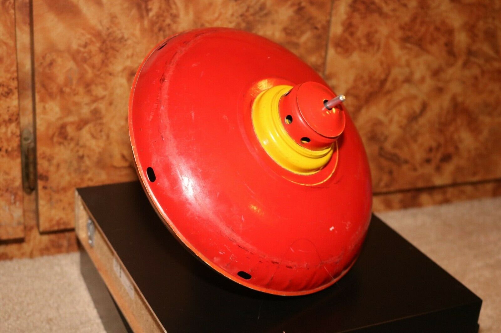 MNN Spinning Top 1950s Western Germany Tin Litho Mid Century - Etsy