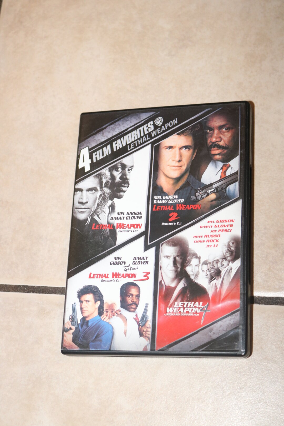 Lethal Weapon DVD Movies Set Vintage 1980s-1990s Cop Movies Mel Gibson ...