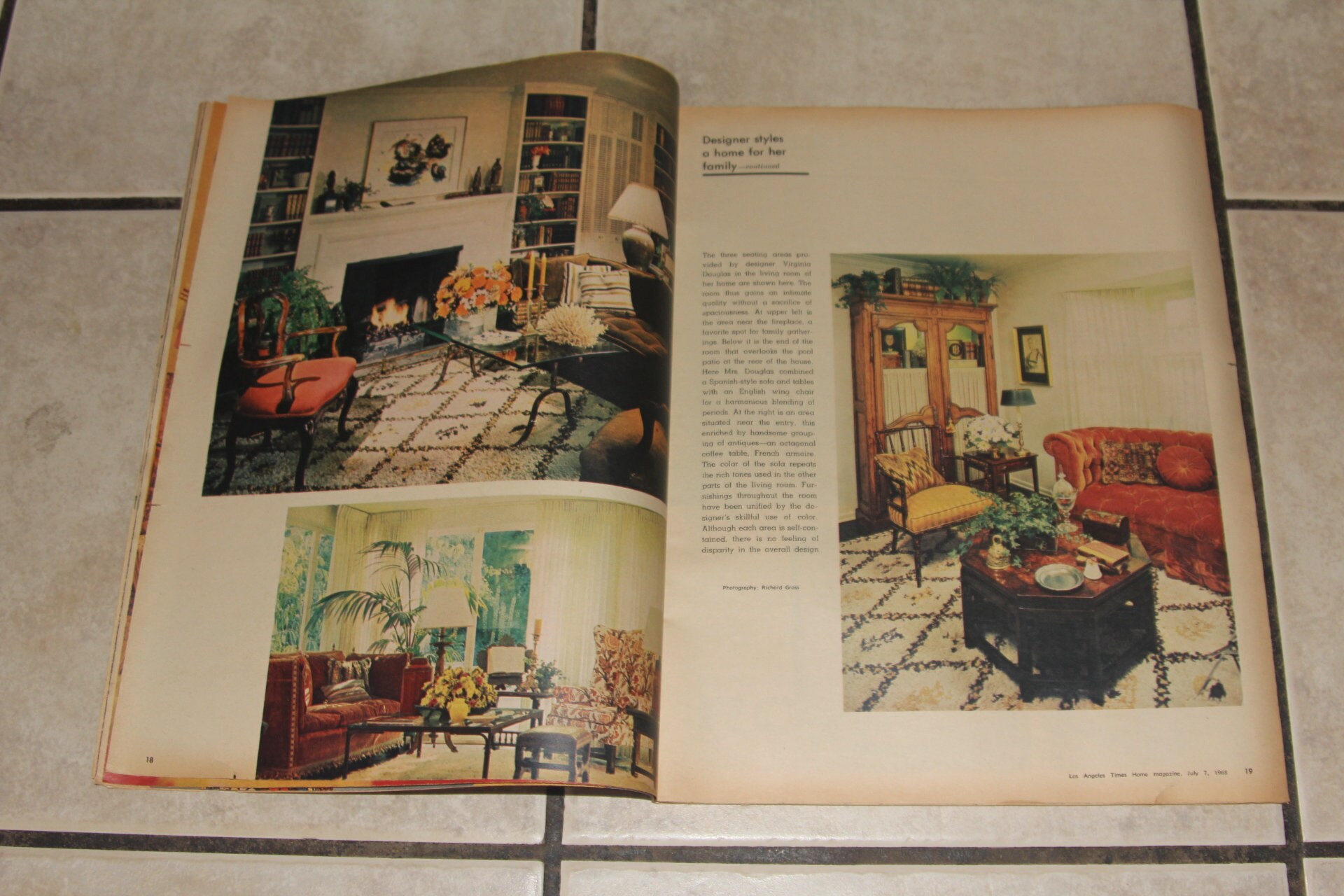 1968 HOME Magazine From Los Angeles Times Newspaper 1960s - Etsy