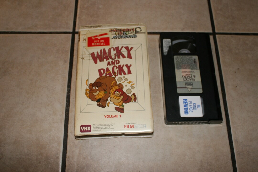 Wacky and Packy Vintage VHS Video Old-school Cartoon - Etsy UK