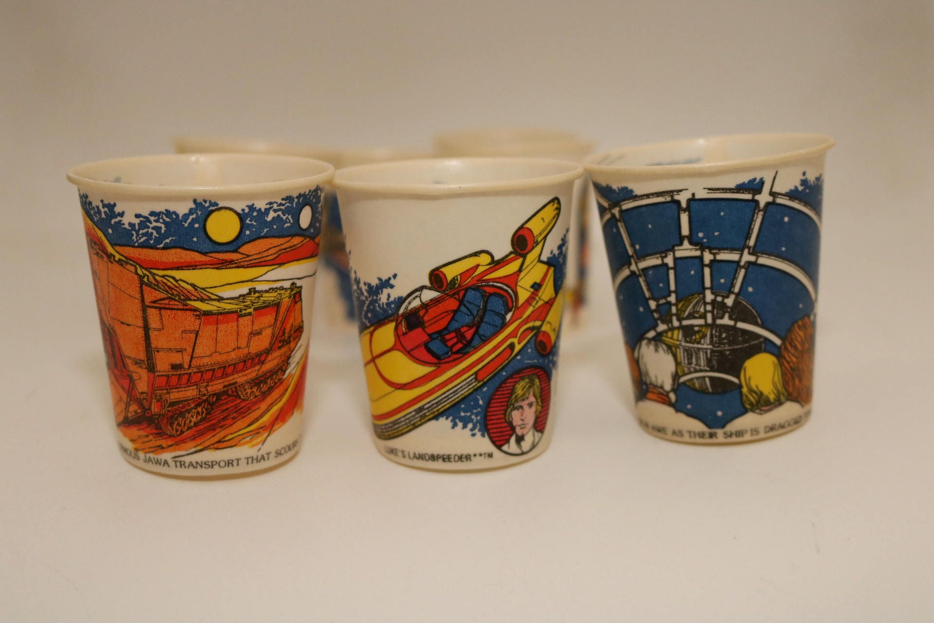 Star Wars Dixie Cup Set Vintage 1980 Return of the Jedi Vintage box is ...
