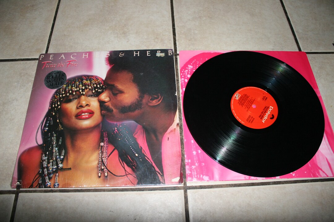 Peaches & Herb Record Twice the Fire 1979 Disco Fashion Vinyl LP ...