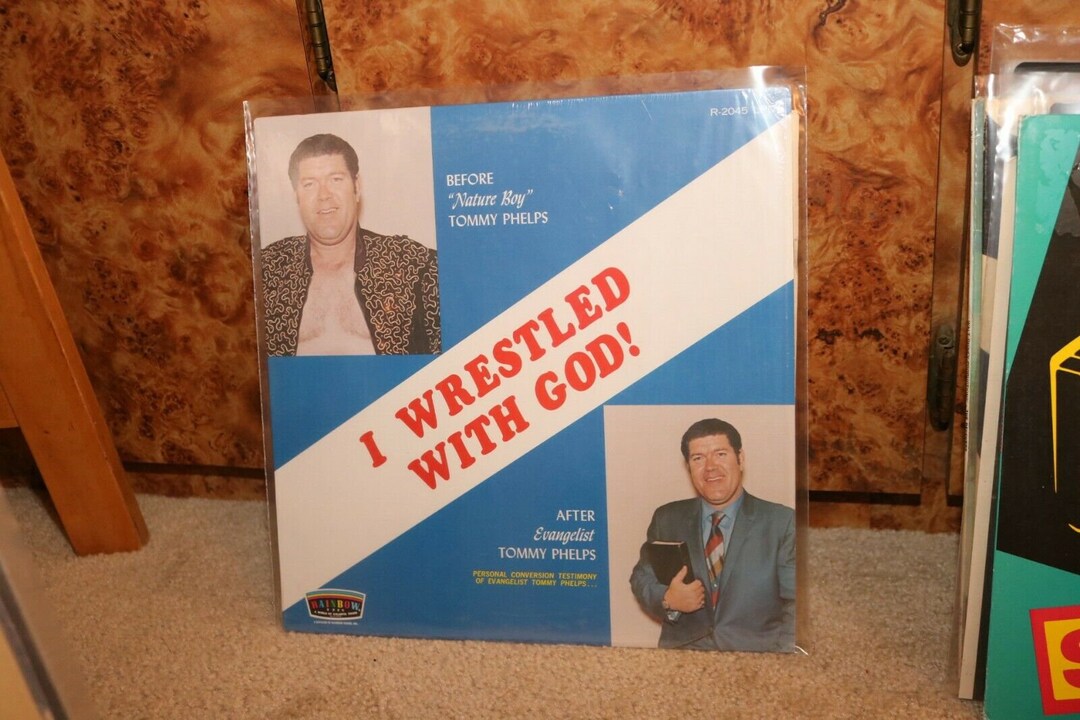 Tommy Nature Boy Phelps 1968 Vinyl Record 1950s Wrestler Pro Wrestling ...