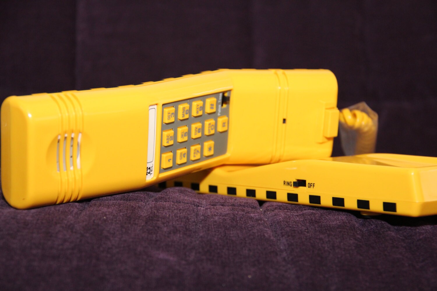 1980s Yellow Taxi-cab Phone Telephone by Zurich - Etsy