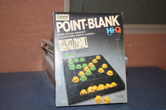 1979 Point Blank Hi-Q Game By Gabriel Board Game Vintage | Etsy