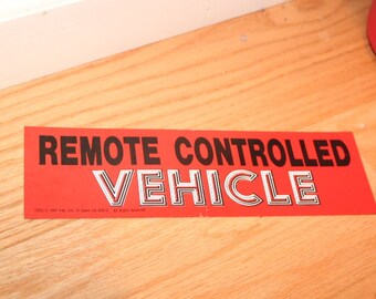 Remote Control Car Stickers - Etsy