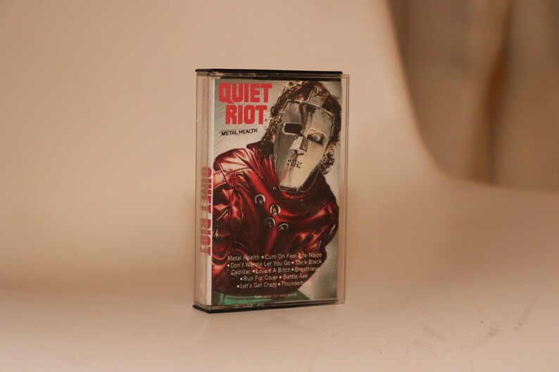 Quiet Riot 1983 Tape 80s Cassette Hair Heavy Metal Mullet Rock and Roll ...