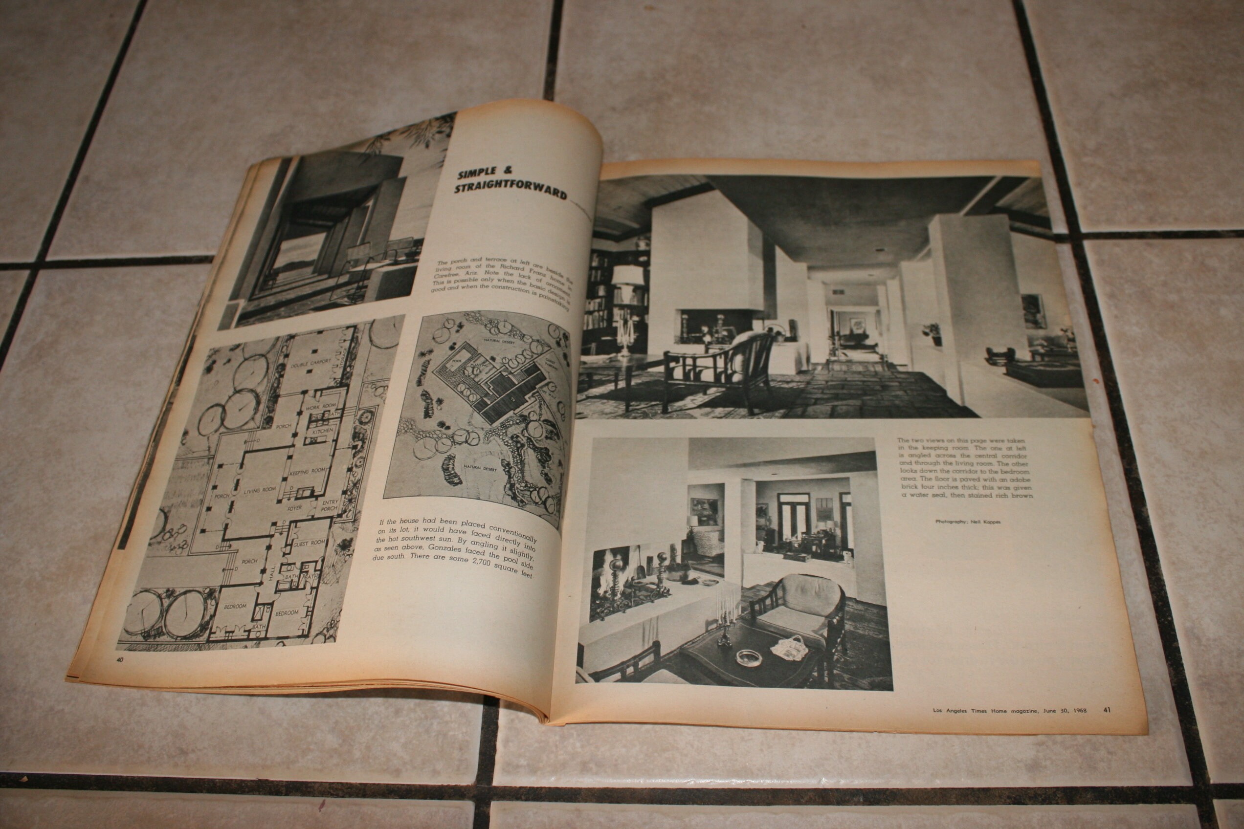 1967 HOME Magazine From Los Angeles Times Newspaper 1960s Furniture ...