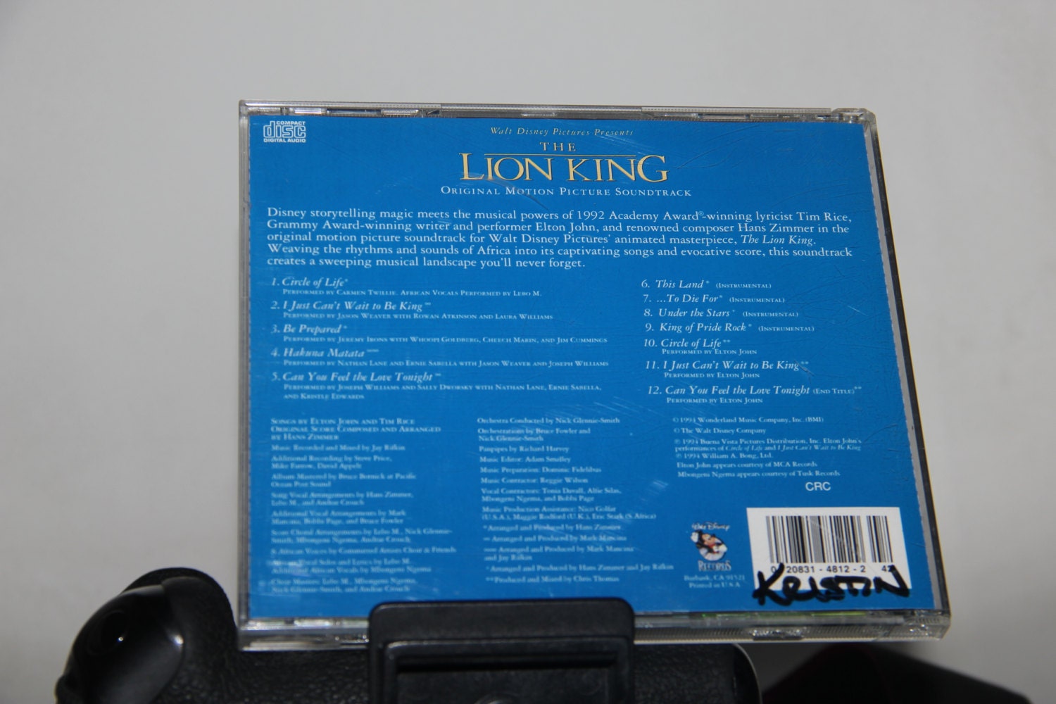 The Lion King CD Soundtrack 1994 Vintage Original Compact Disc - Etsy