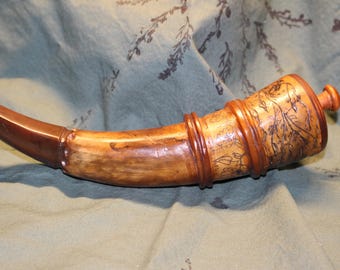 The "southern Banded" Powder Horn - Etsy