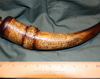 The "southern Banded" Powder Horn - Etsy