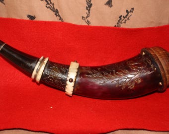 Southern Banded Powder Horn - Etsy