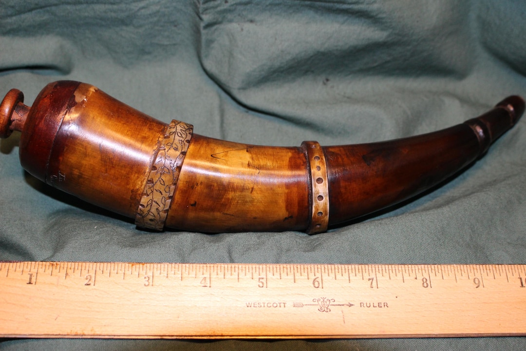 Southern Banded Powder Horn - Etsy