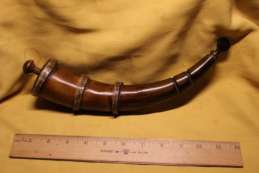 Southern Banded Powder Horn - Etsy