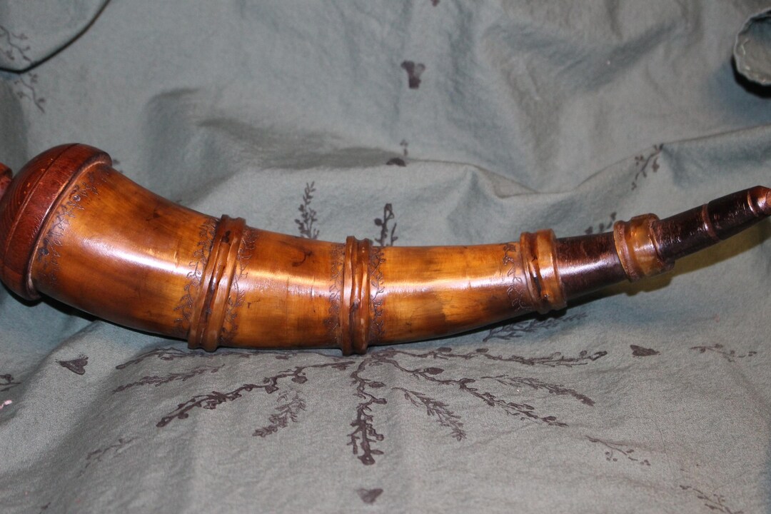 Southern Design Banded Powder Horn - Etsy