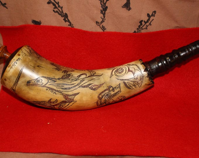 Northwest Native Influenced Powder Horn - Etsy