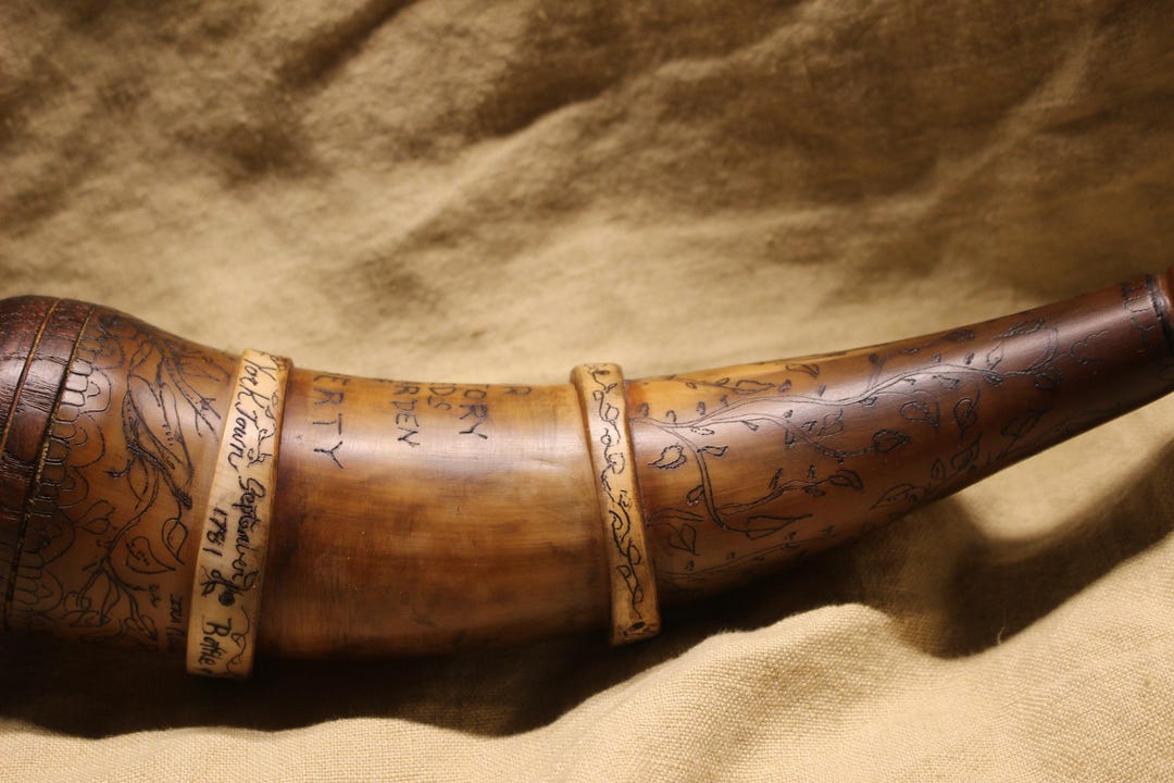 Southern Patriot Banded Powder Horn - Etsy