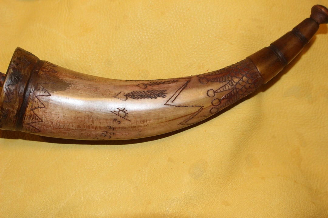Native Inspired Powder Horn - Etsy