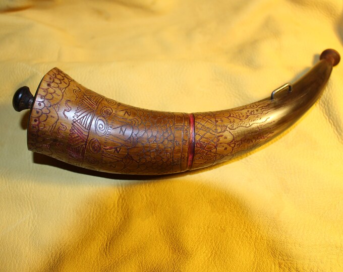 French and Indian War Designed Powder Horn/micmac - Etsy