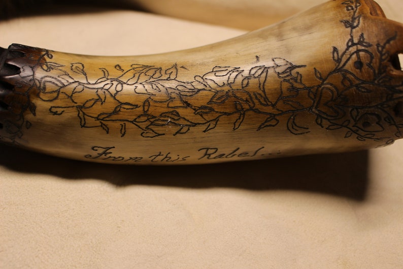 Revolutionary War Design Powder Horn - Etsy