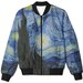 The Starry Night Bomber Jacket, Van Gogh Printed Bomber Jacket, ,gift ...