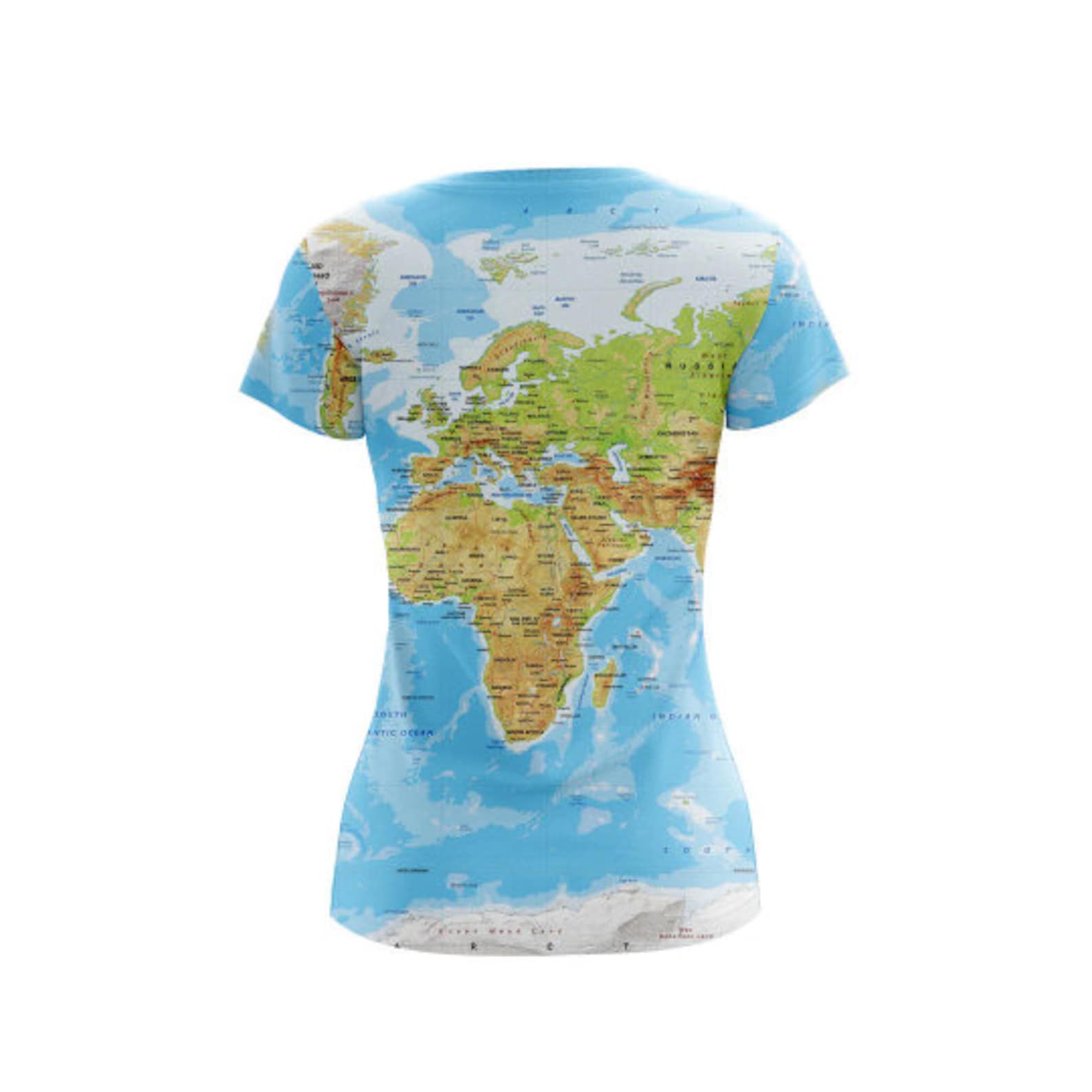 World Map T Shirt Globe Print All Over Print Design - Etsy