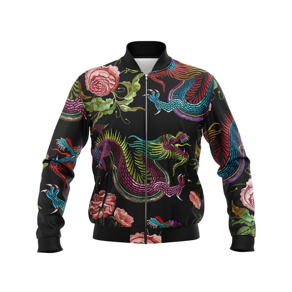 Jacket With Dragon - Etsy