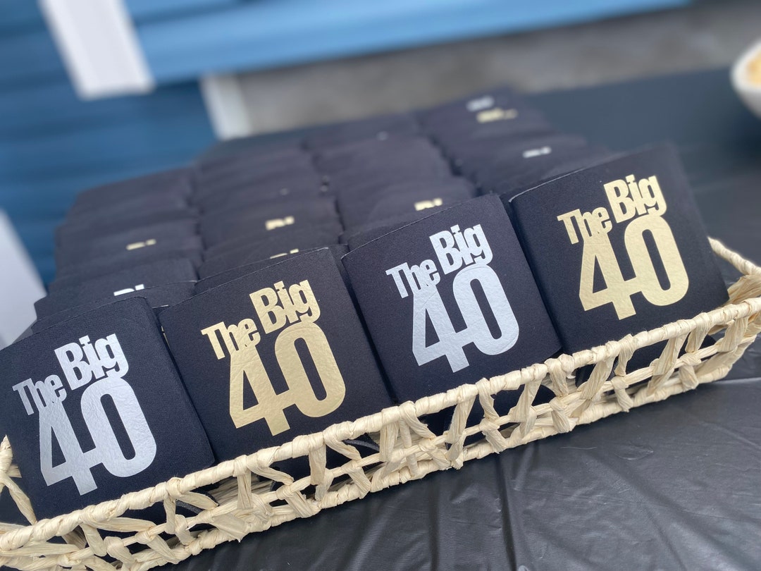 40th Birthday 40th Birthday Party the Big 40 Birthday Can - Etsy