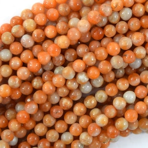 Natural Orange Calcite Round Beads Gemstone 15.5 Strand - Etsy