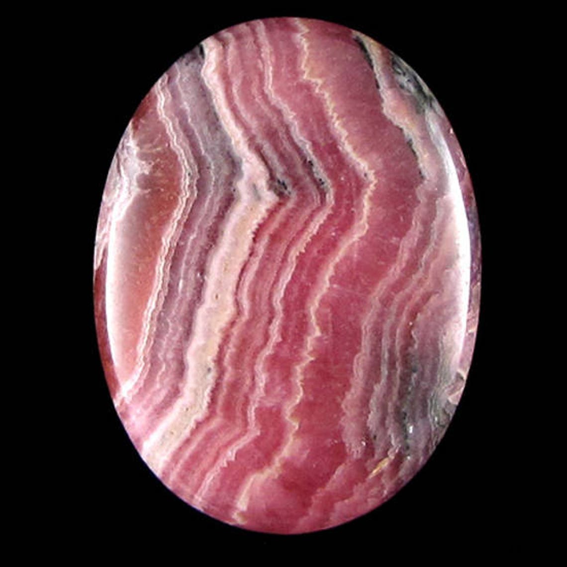 40mm Pink Rhodochrosite Oval Cabochon Cab S1 17492 - Etsy
