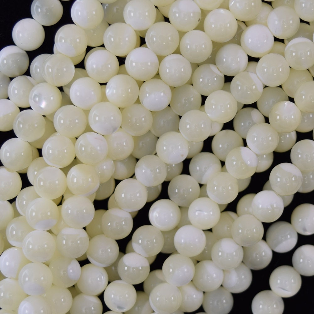White Mother of Pearl MOP Round Beads 15.5 Strand 3mm - Etsy