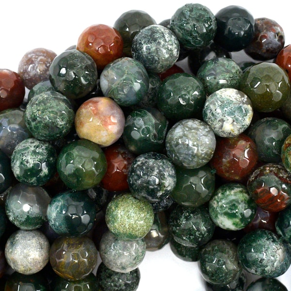 Faceted Round Agate - Etsy