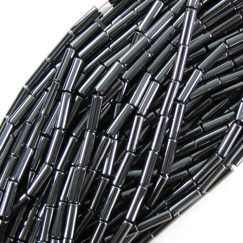 Hematite Tube Beads - Etsy