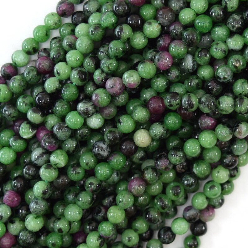Ruby Zoisite Beads - Etsy