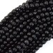 Natural Faceted Black Obsidian Round Beads 15 Strand 3mm 4mm 6mm 8mm ...