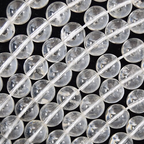 Natural Rock Crystal Beads 4mm 6mm 8mm 10mmclear Quartz - Etsy