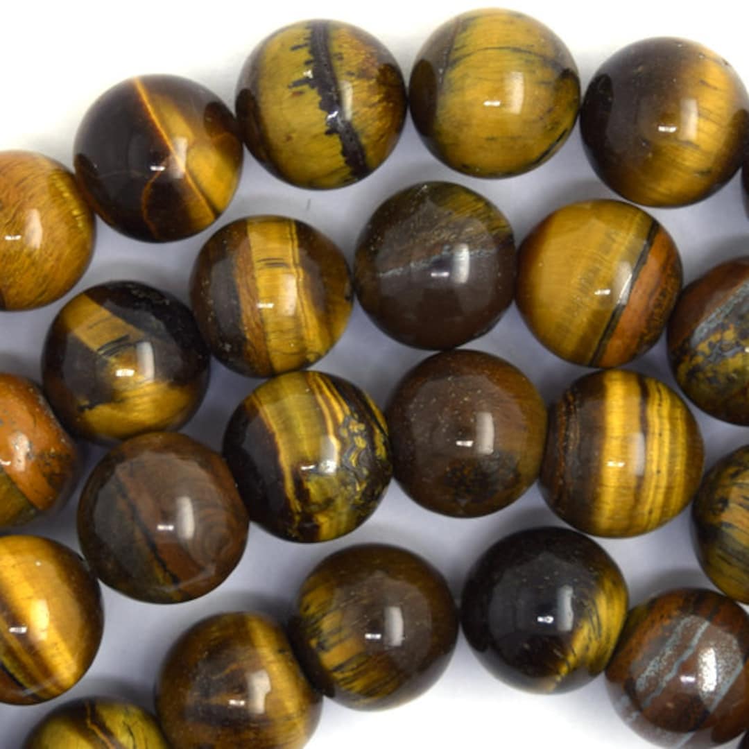 Natural Tiger Eye Round Beads Gemstone 15 Strand 4mm 6mm - Etsy