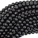 Natural Faceted Black Obsidian Round Beads 15 Strand 3mm 4mm 6mm 8mm ...