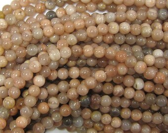 Natural Orange Calcite Round Beads Gemstone 15.5 Strand 4mm 6mm 8mm ...