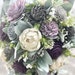 The Lacey Wood Flower Wedding Bouquet / Rustic Bridesmaid Bouquet ...