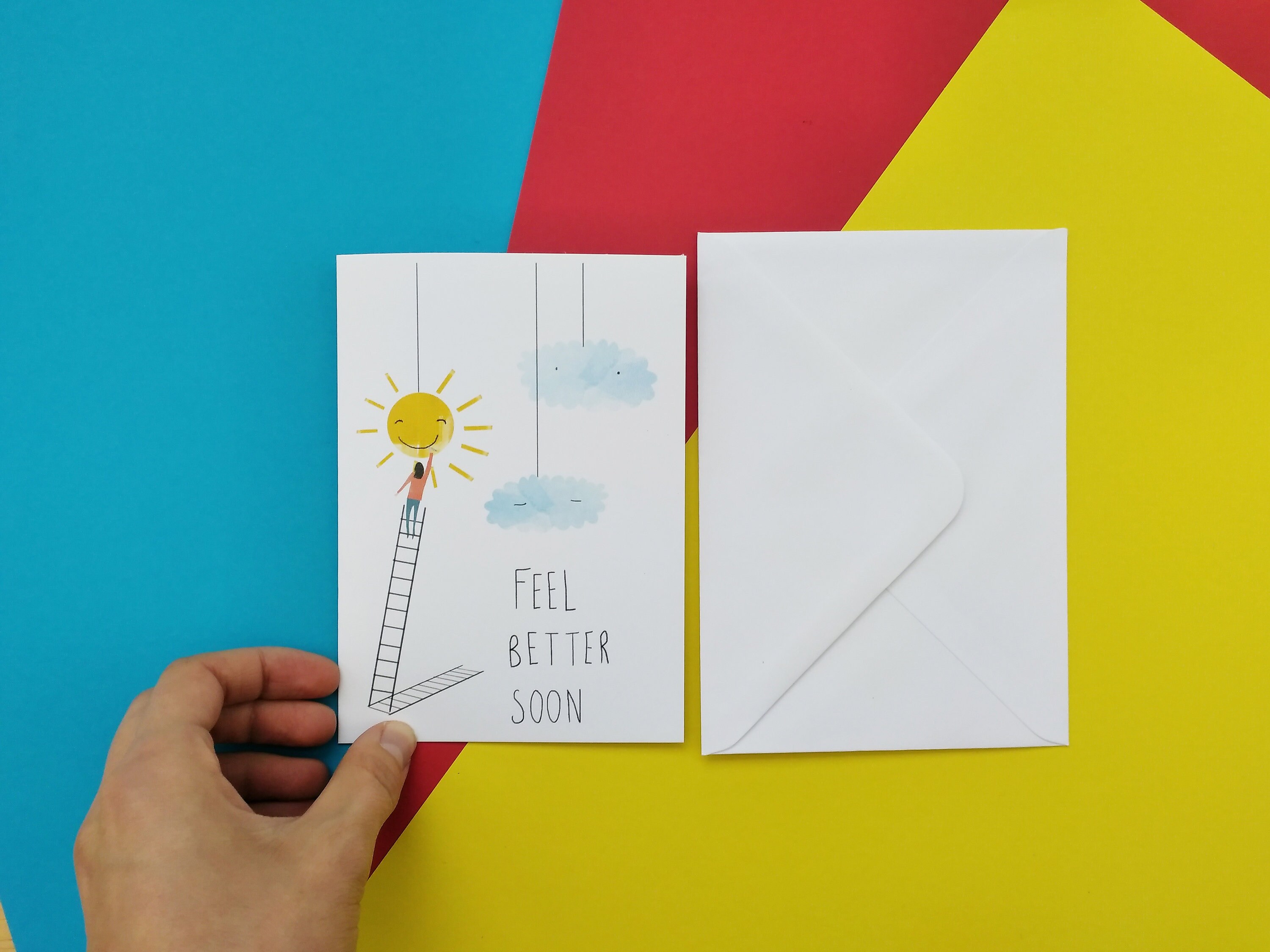 Feel Better Soon Card Get Well Soon Card Feel - Etsy