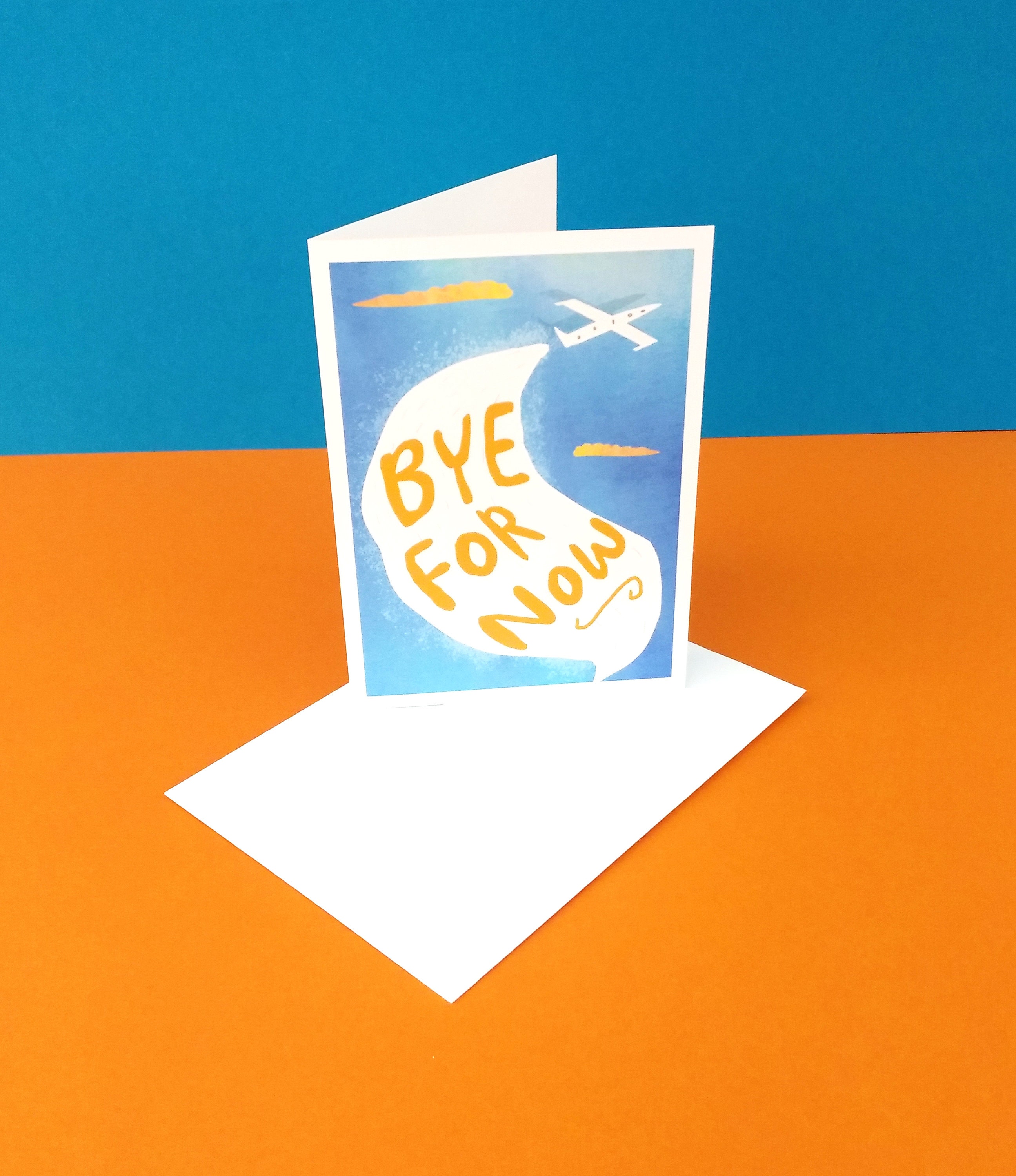 A6 Bye for Now Leaving Country Card, Goodbye Card, Travel Card ...