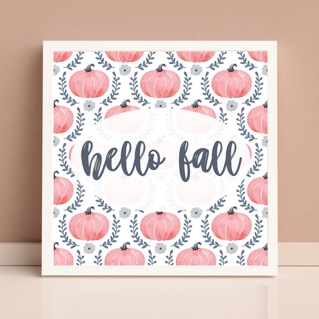 Hello Fall Png | Pdf | Jpeg | Widget - Etsy
