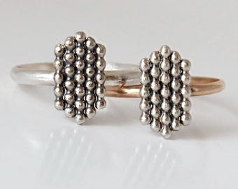 Mixed metal rings | Etsy