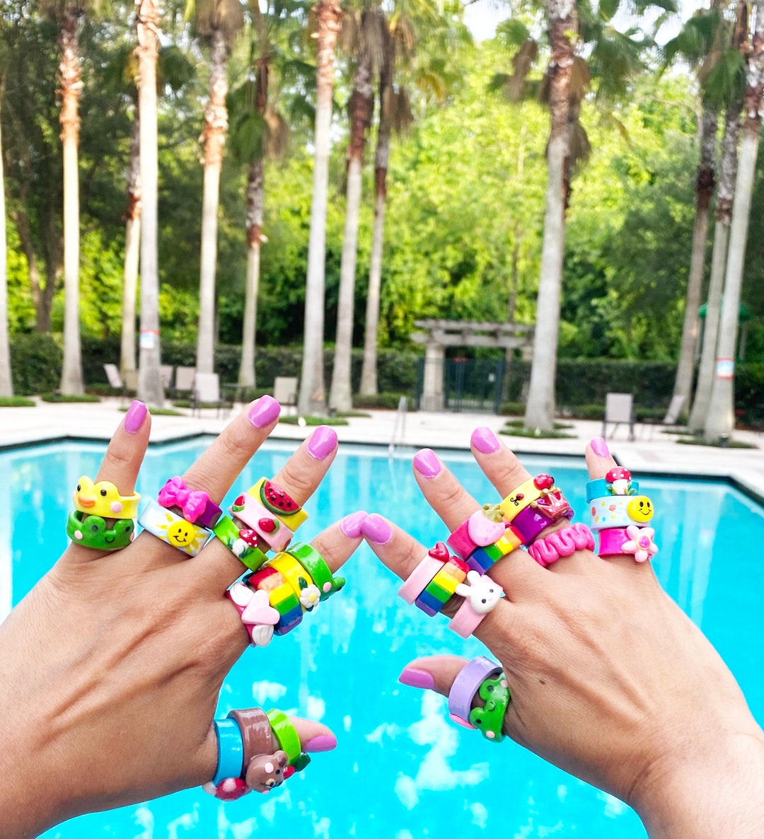 Chunky rings clay store
