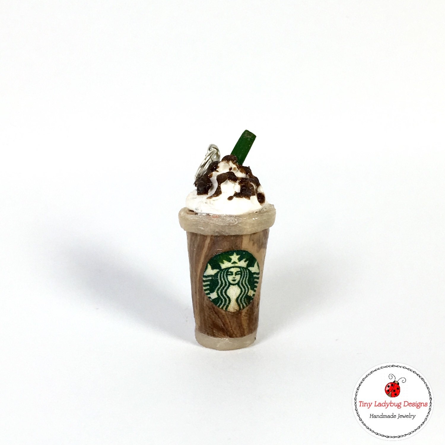 Polymer Clay Mocha Frappuccino Starbucks Charm - Etsy