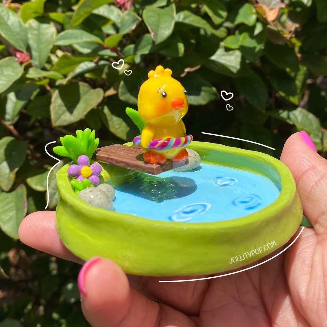 Handmade Little Duck Trinket Dish-jewelry Dish - Etsy