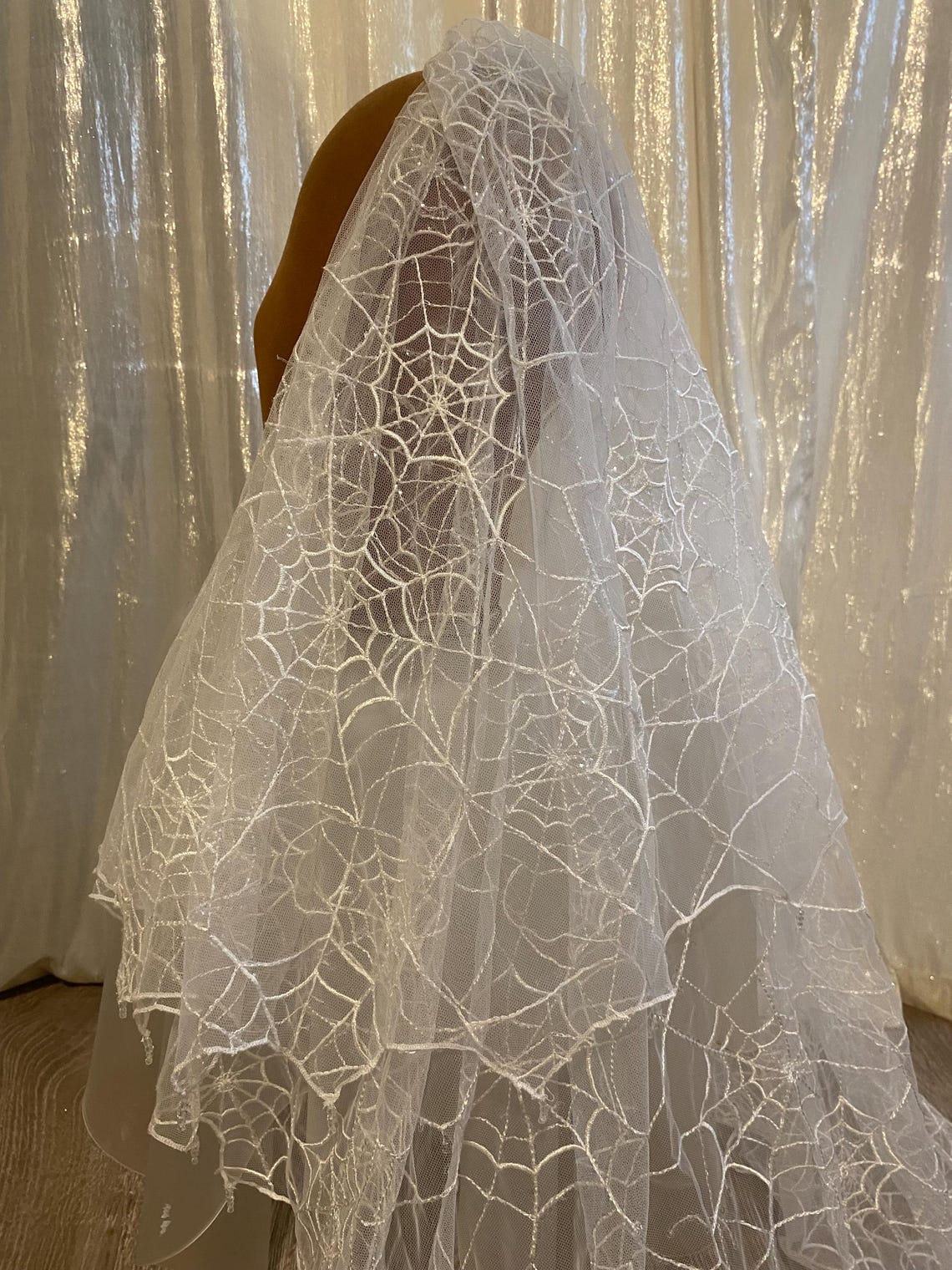 Spiderweb Lace Veil / Goth Wedding / Gothic / Wedding / Formal ...