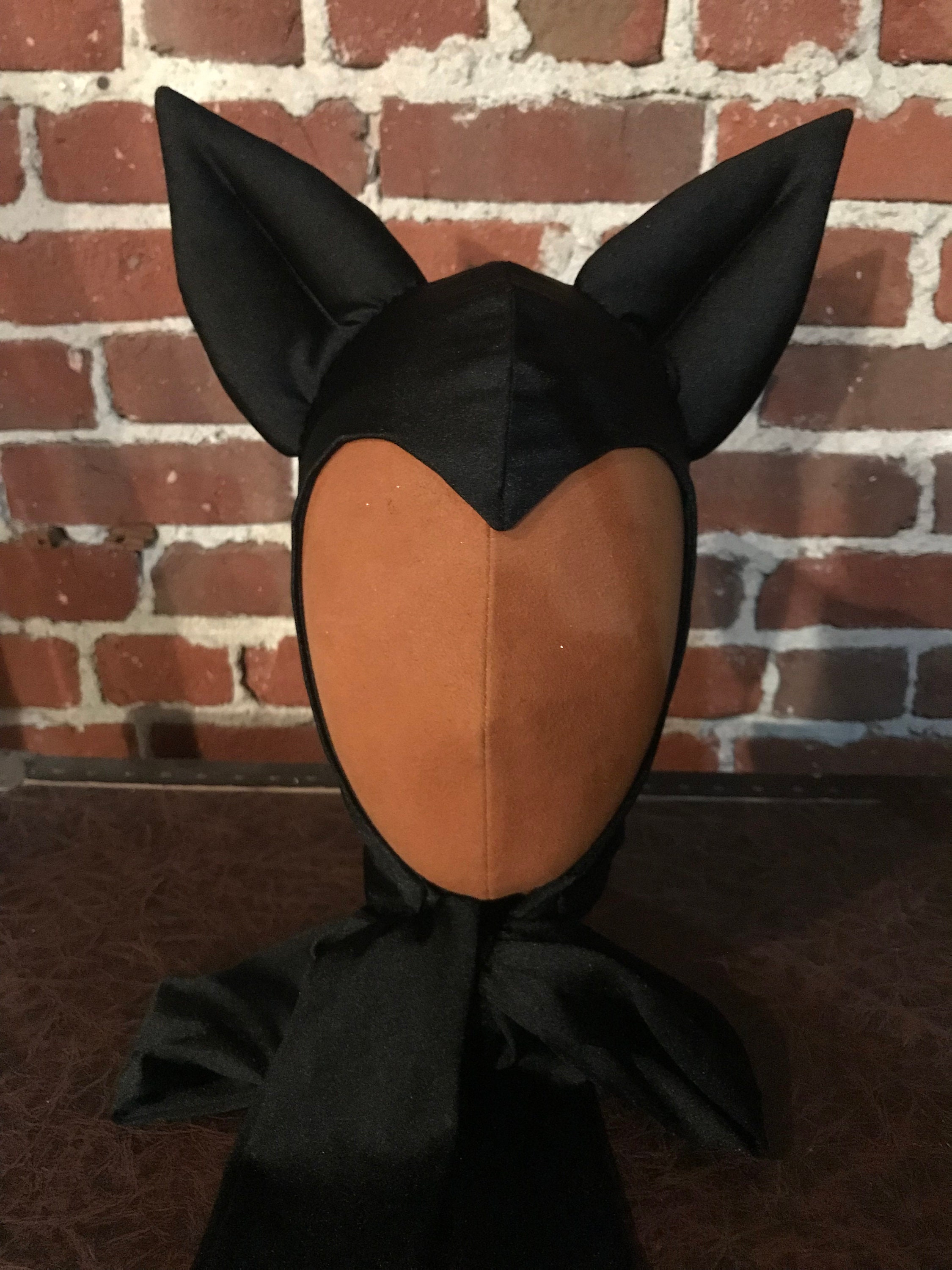 Bat Hood/ Cat Hood/ Vintage Bat Hood/ Bat Bonnet - Etsy