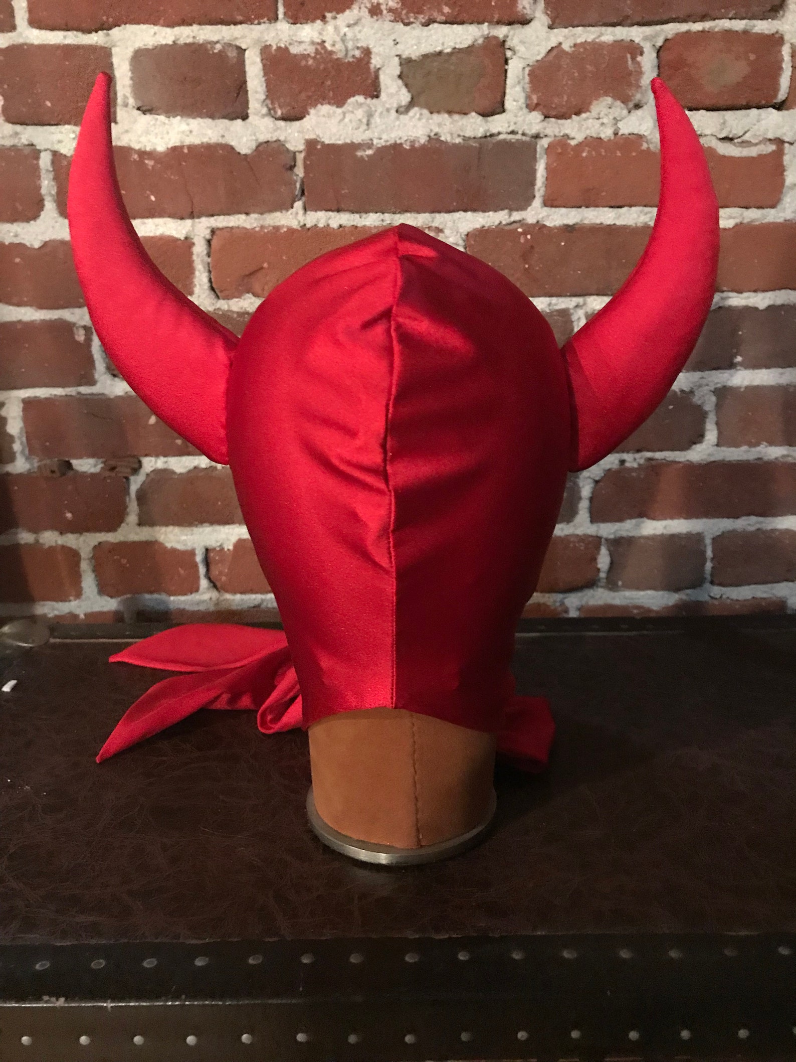 Devil Hood/ Red Devil Hood/ Vintage Devil Hood/ Devil Bonnet - Etsy